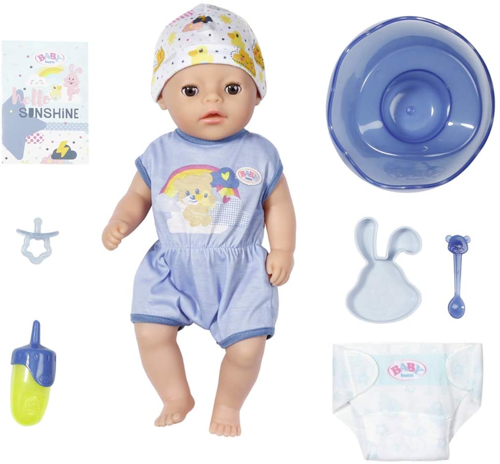 Baby född mjuk touch liten pojke 36cm docka - lätt för små händer ...