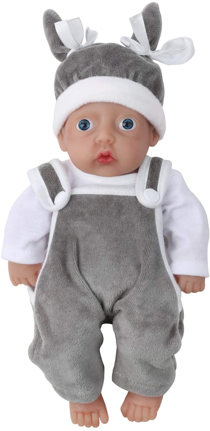 Vollence 28cm realistisk återfödd baby docka, pvc gratis, fast full ...