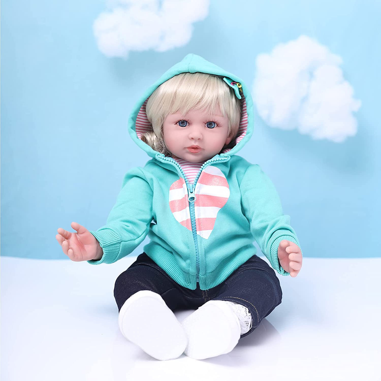 Ziyiui baby docka, 24 inches, 60 cm, handgjorda, silikon, vinyl ...